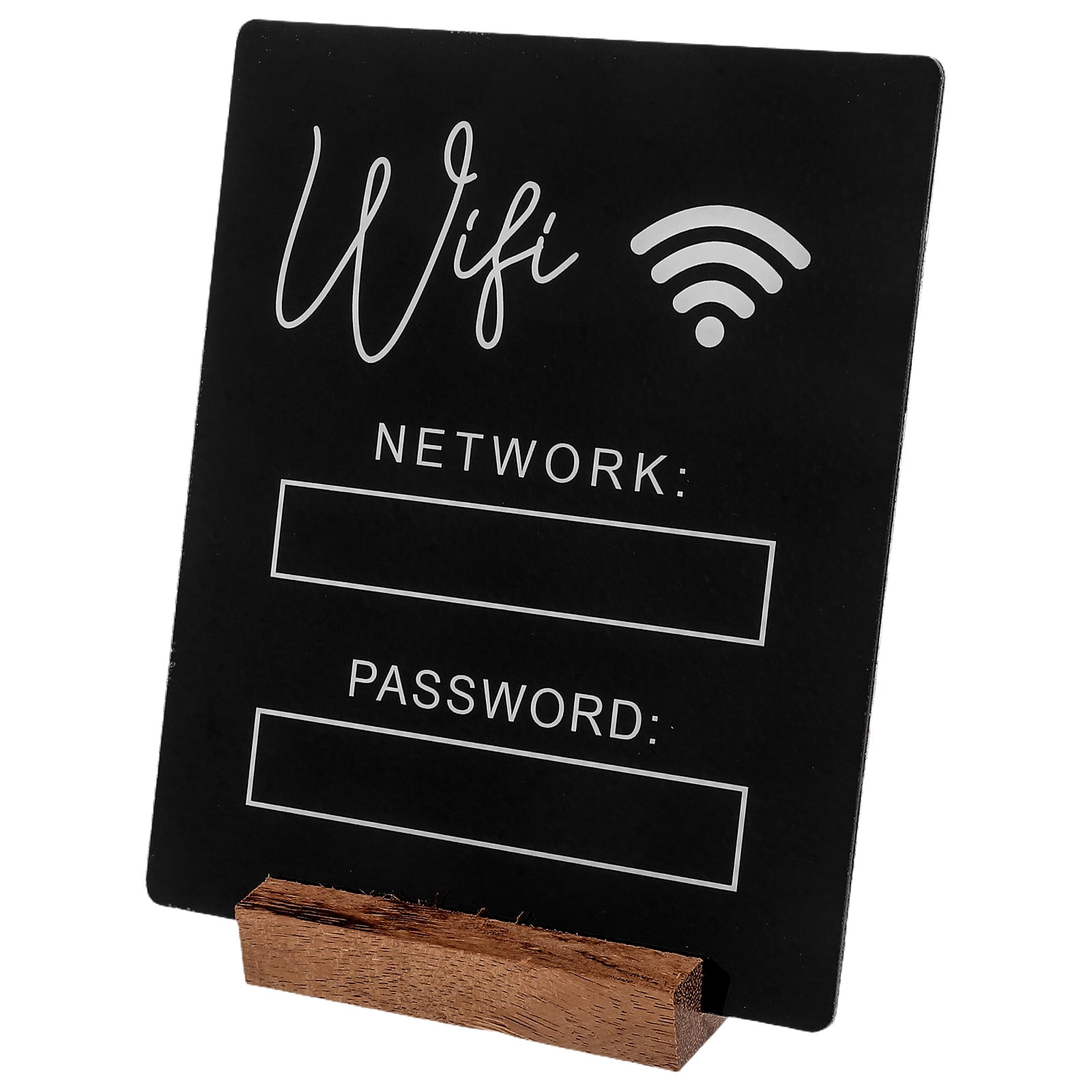 Toyvian wifi sign,Wifi Password Sign WiFi Acrylic Sign WiFi Sign WiFi ...