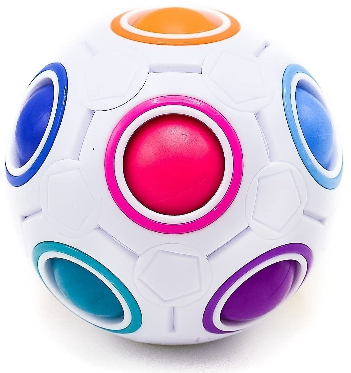 Toyzabo Challenging Puzzle Speed Cube Ball, Fun Fidget Toy Brain Teaser ...