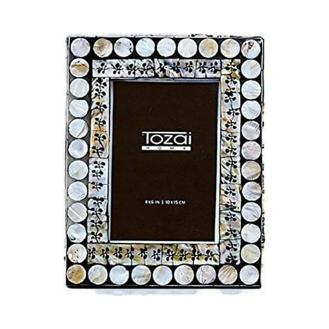 Tozai Home - 5x7 Mosaic Frame - Circle Lacquered - Walmart.com