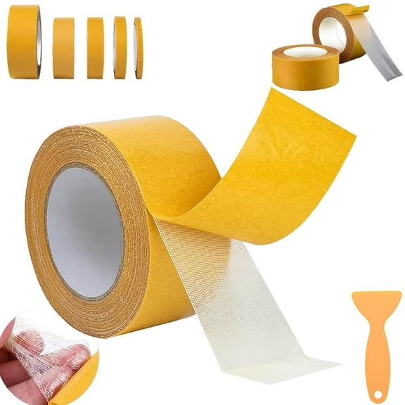 Walmart 50pc Heavy Duty Dual Sided Adhesive Tape Pads, Clear Sticky Gel ...