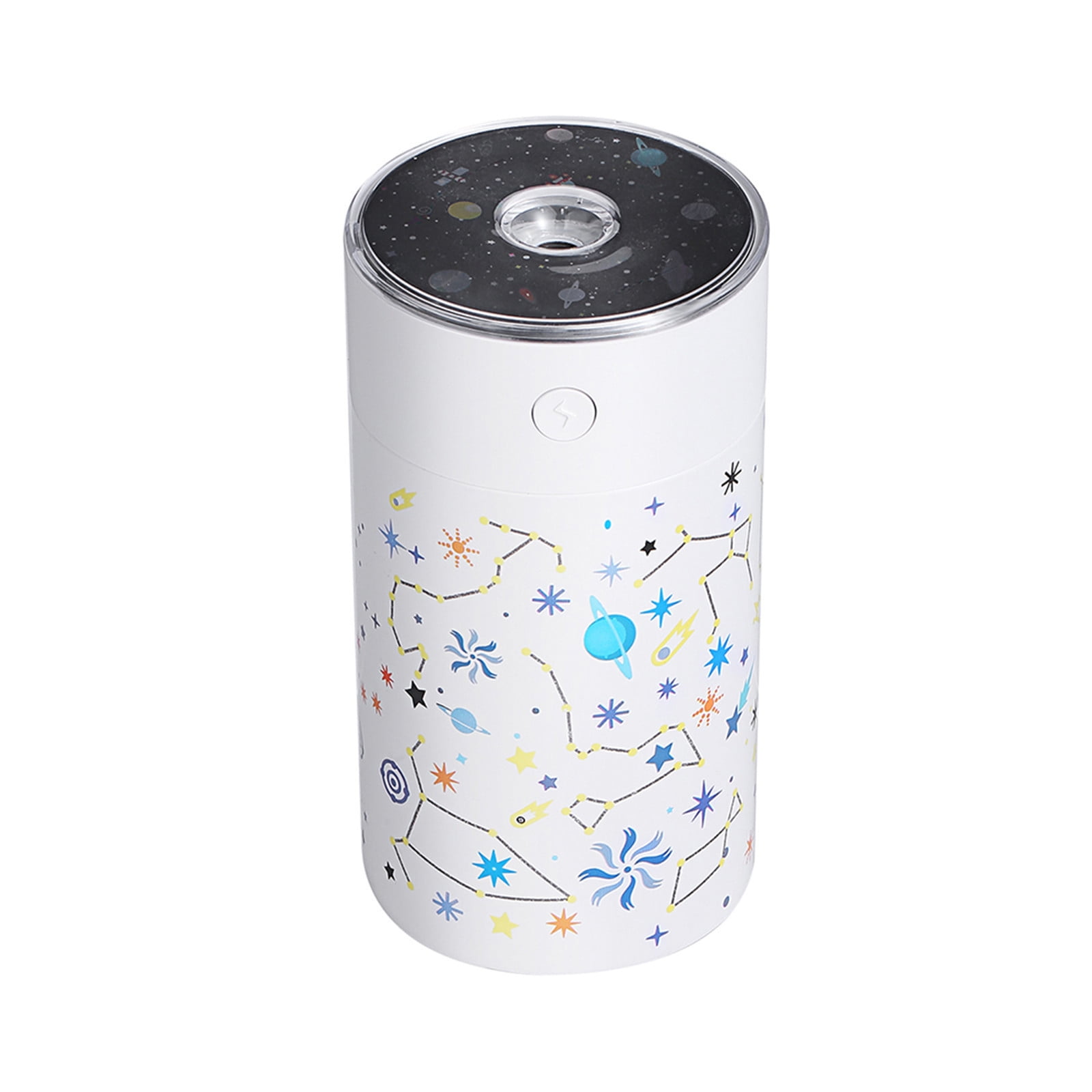 TozuoyouZ White Star Projector Humidifier, 150ml Portable Mini Night ...