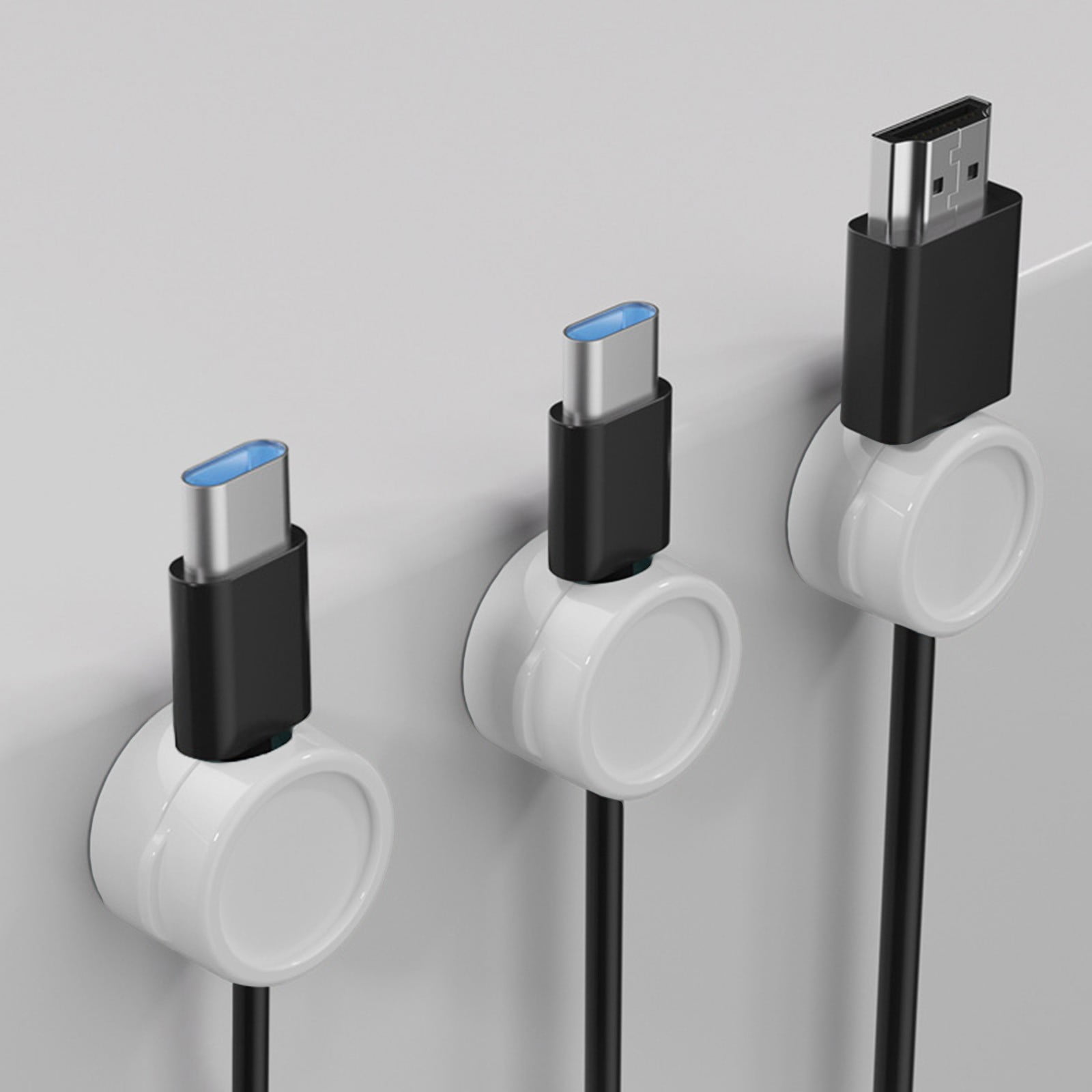 Tozuoyouz 3 Solid Color Circular Cable Organizer Magnetic Cable ...