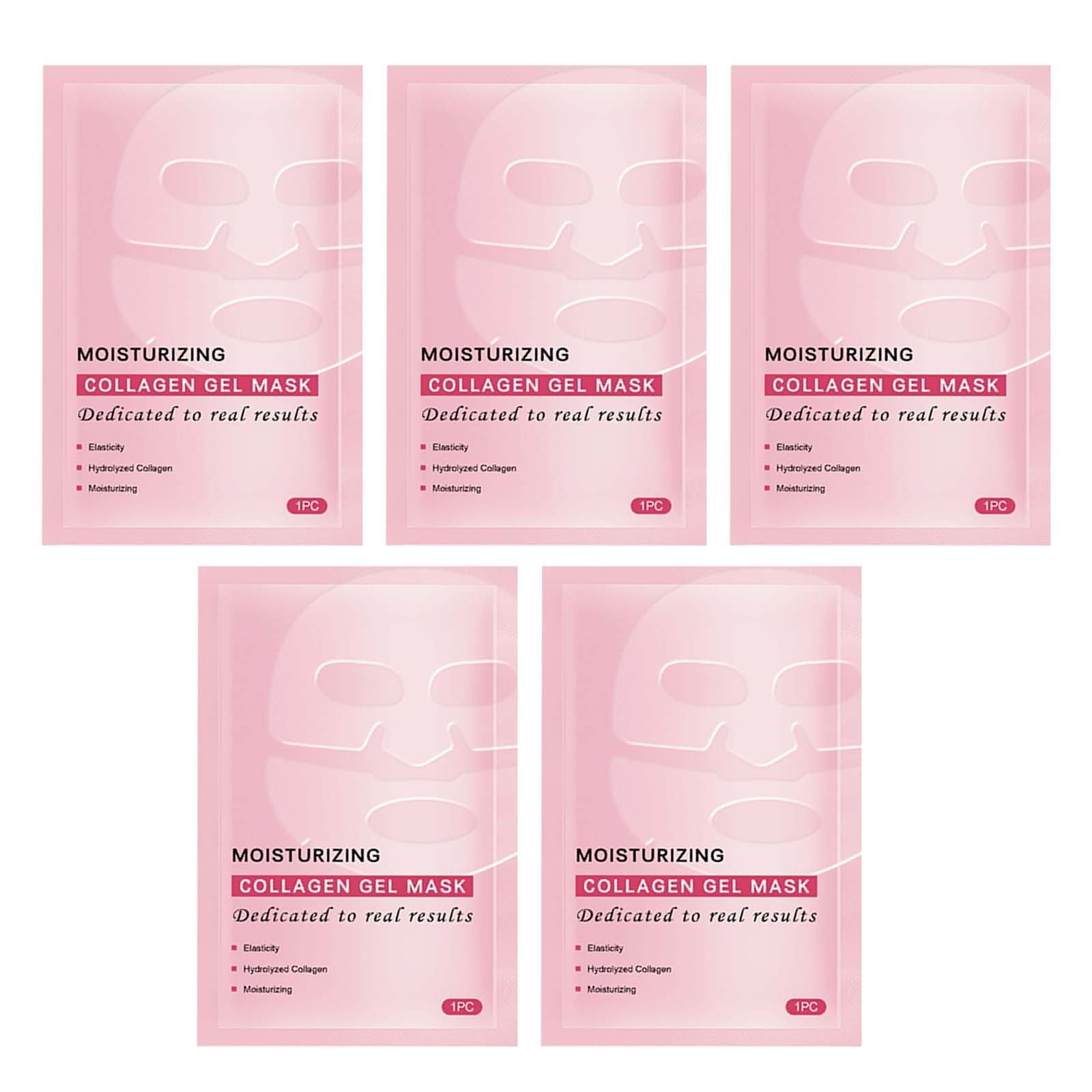 Tozuoyouz 5Pcs Collagens Moisturizing Mask Crystal Split Mask Jelly ...