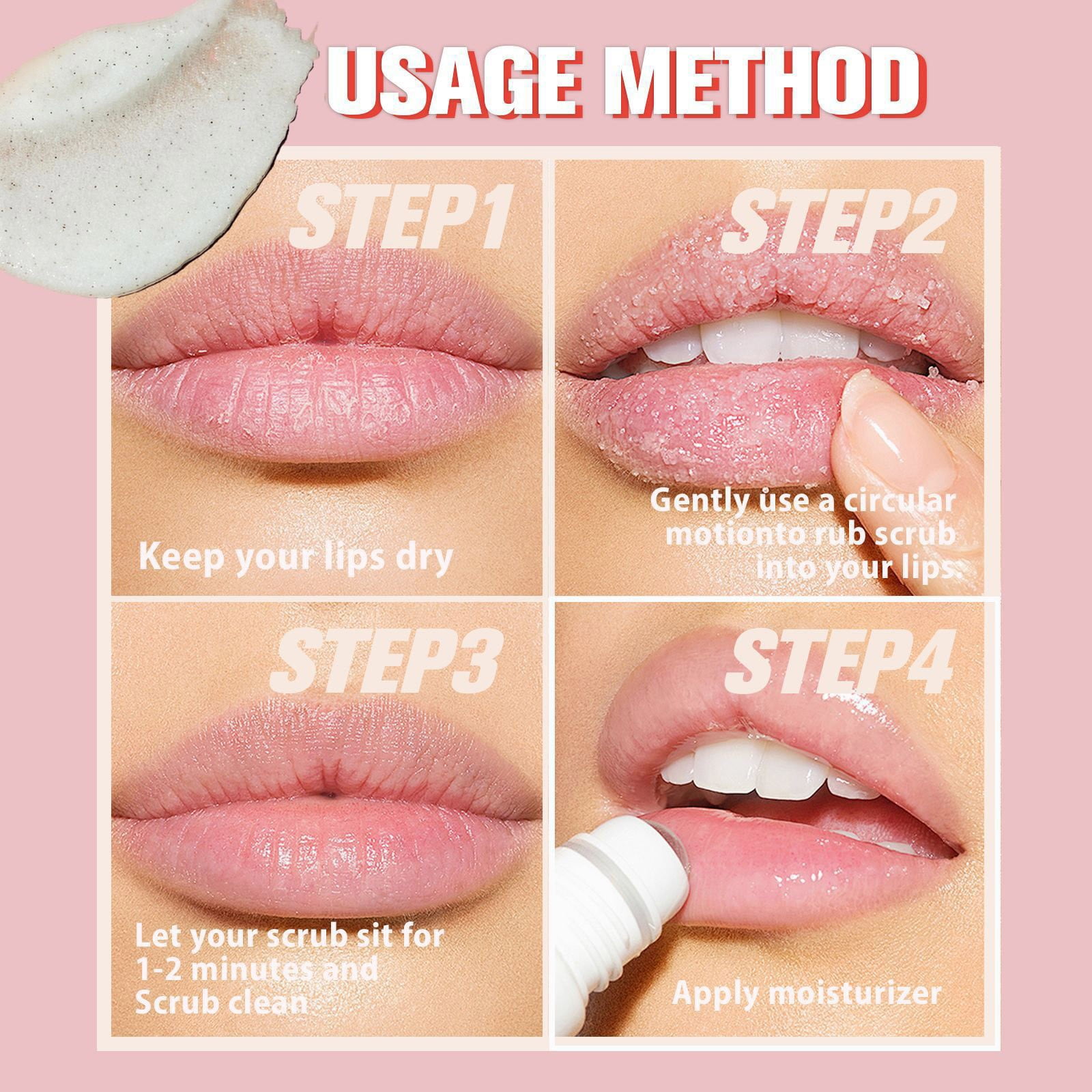 Tozuoyouz Lip Scrub Moisturize Exfoliate Brightens Lip Color s Care L ...