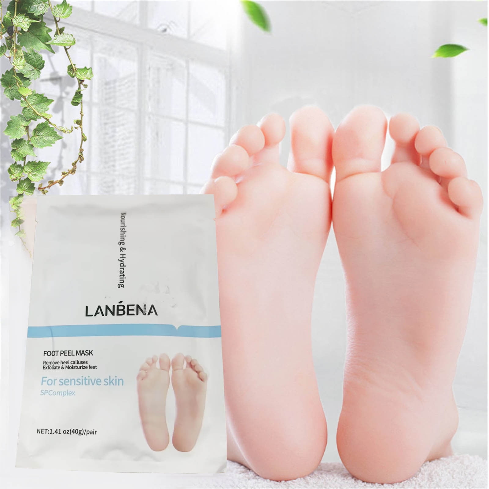 Tozuoyouz Peeling Foot Mask Exfoliating Foot Mask Socks Feet Mask 45Ml ...