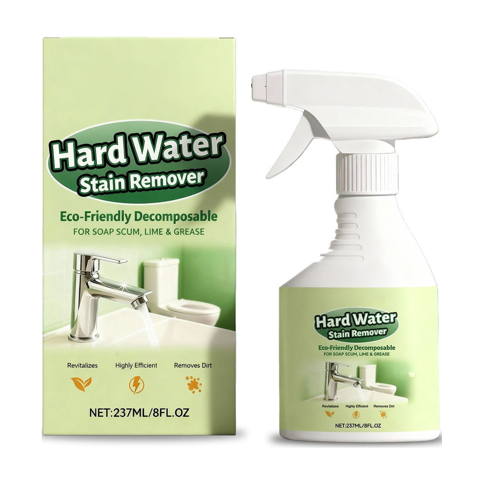 Tozuoyouz Scum Bum Cleaner, Scum Bum Hard Water Stain Remover, Scum Bum ...