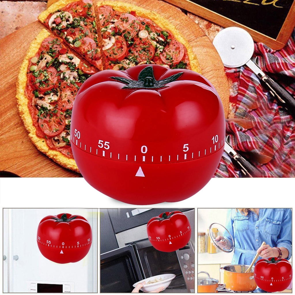 Tozuoyouz Tomato Mechanical Kitchen Timer – 60-Minute Vegetable Timer ...