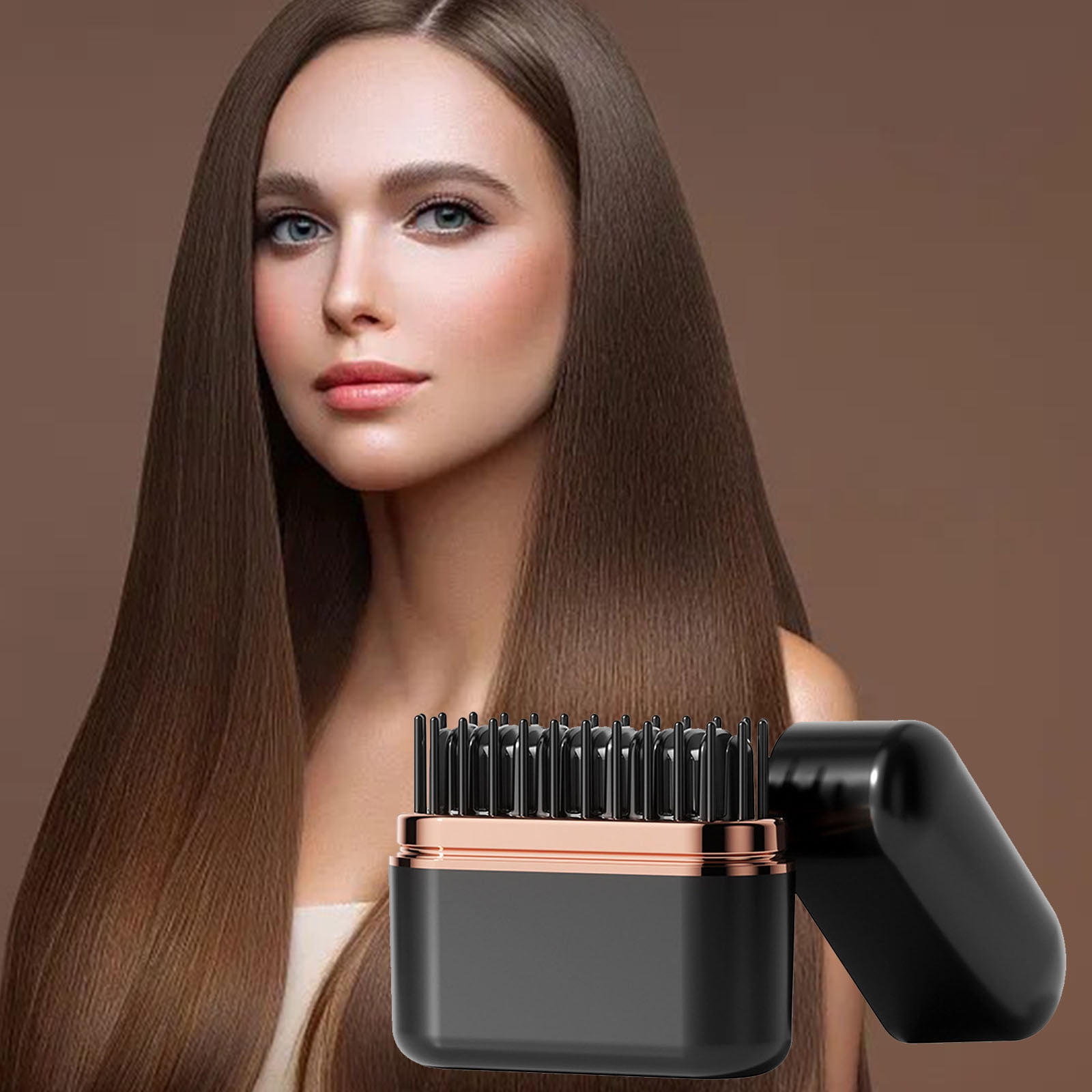 Tozuoyouz Wireless Hair Straightening Comb Anion Does Not Hurt Hair ...