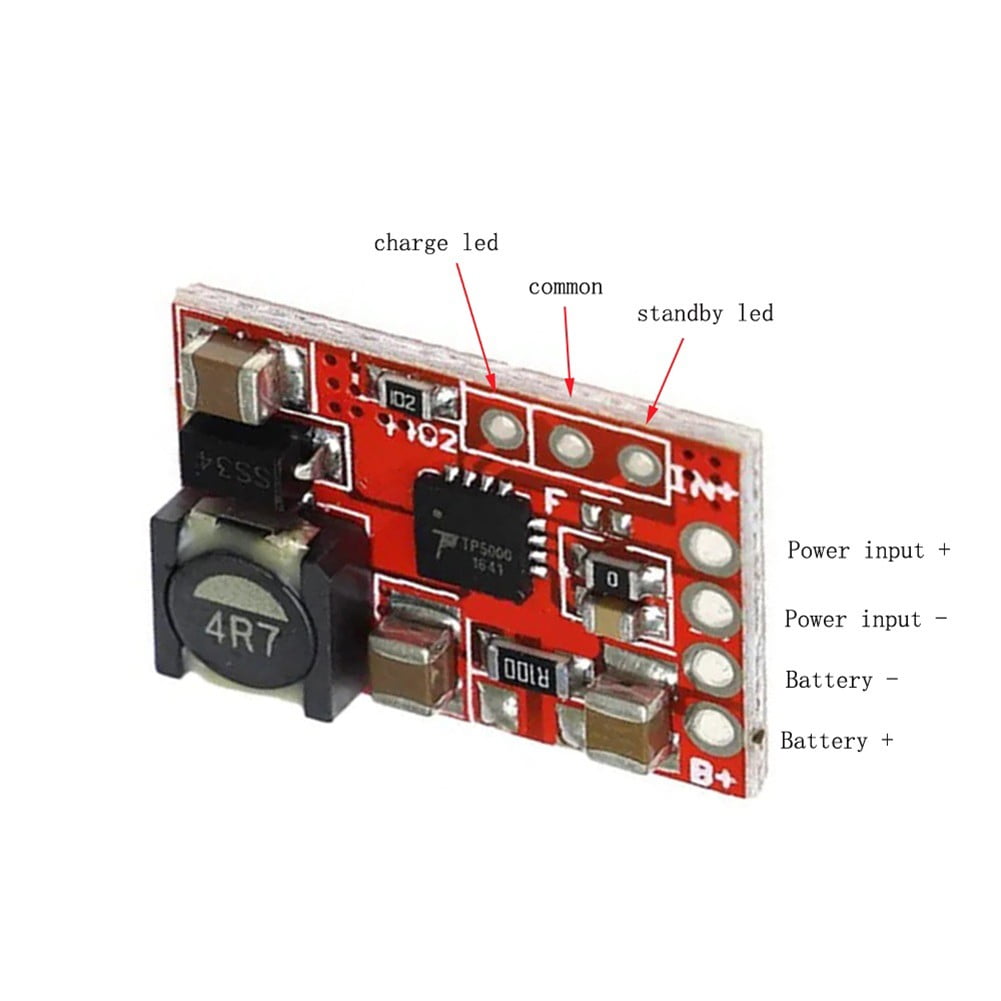 Tp5000 3.2V Battery Charging Module Lithium Ion 4.5-9V 1A Micro Usb ...