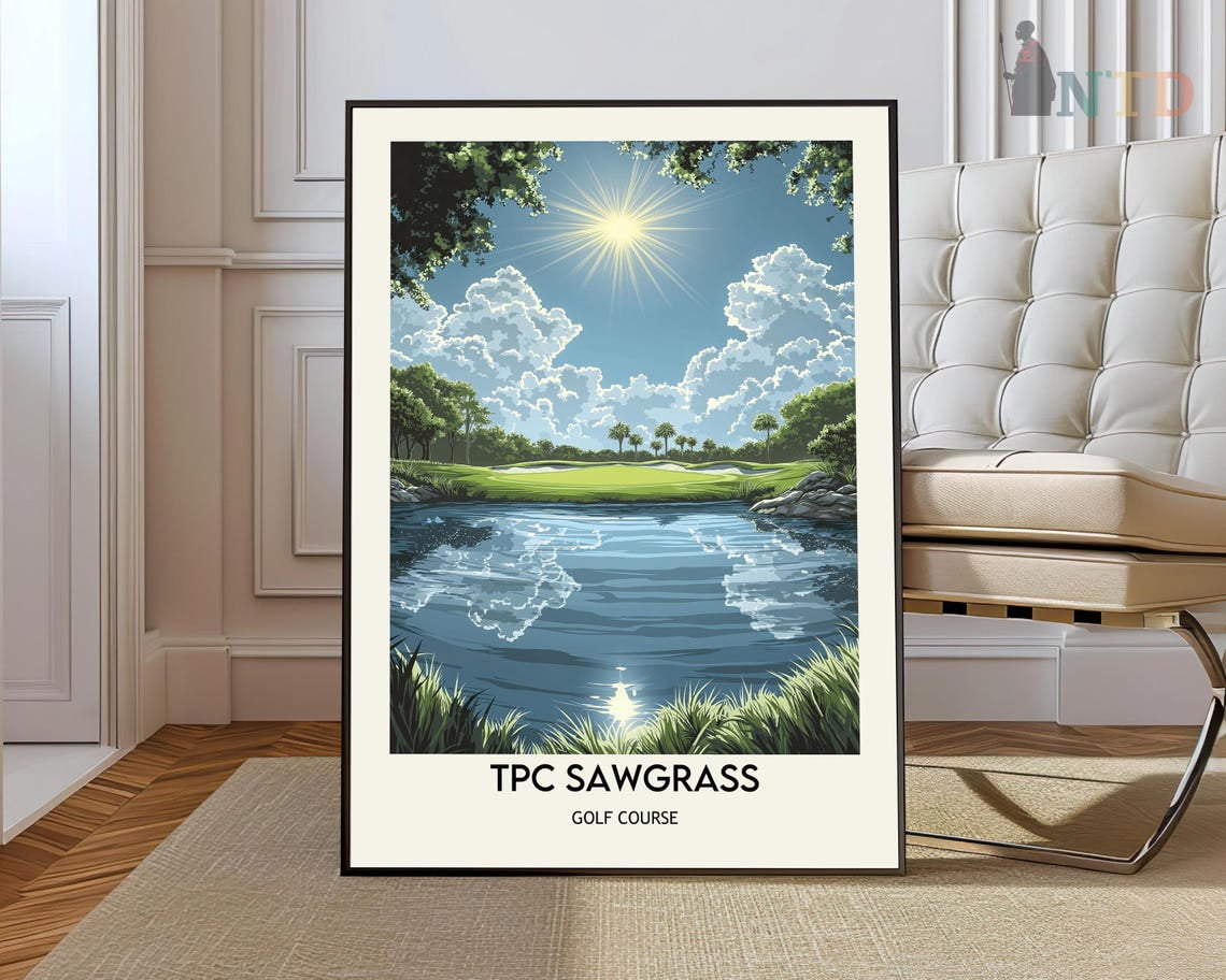 Tpc Sawgrass Print, Tpc Sawgrass Wall Art, Tpc Sawgrass Poster, Tpc ...