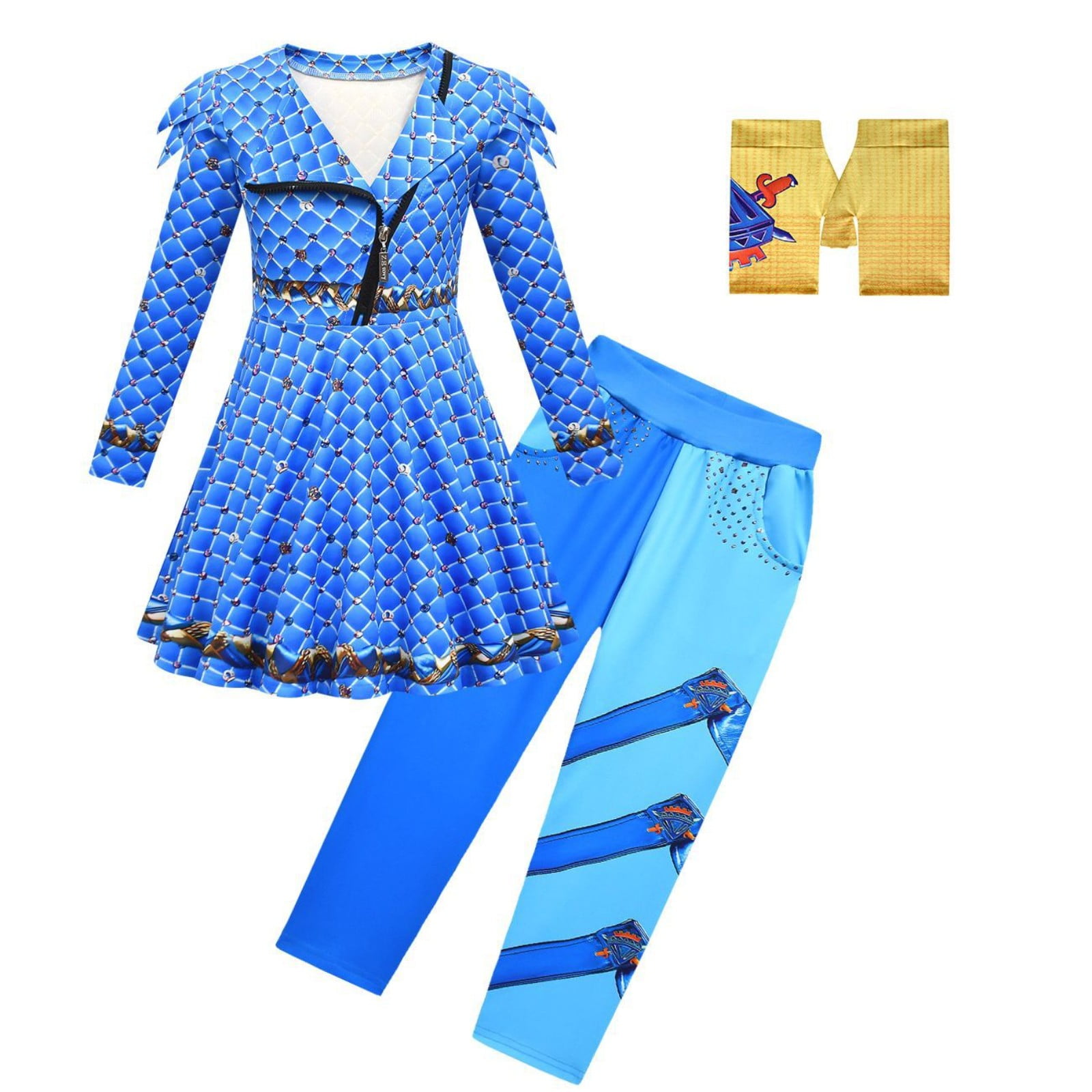 Tplvbz Descendants Costume for Girls, Princess Costume for Girls Kids ...
