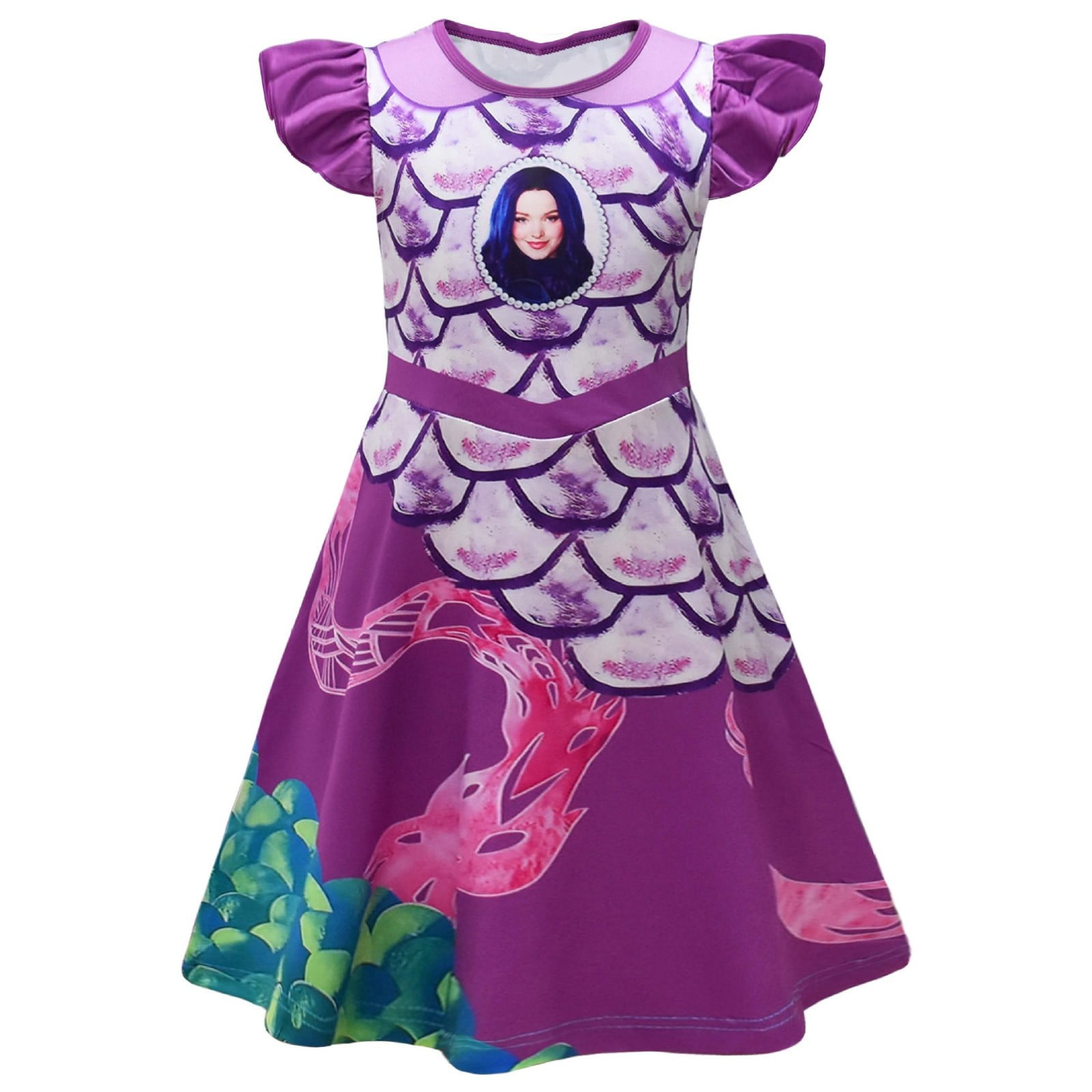 Tplvbz Descendants Costumes - Descendants Red Costume for Girls Rise of ...
