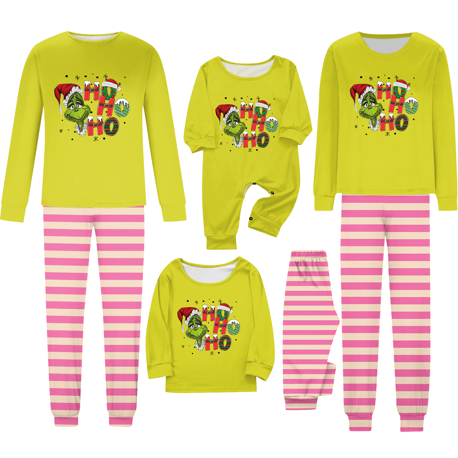 Tplvbz Grinch Christmas Pajamas for Family- Grinch Family Christmas ...
