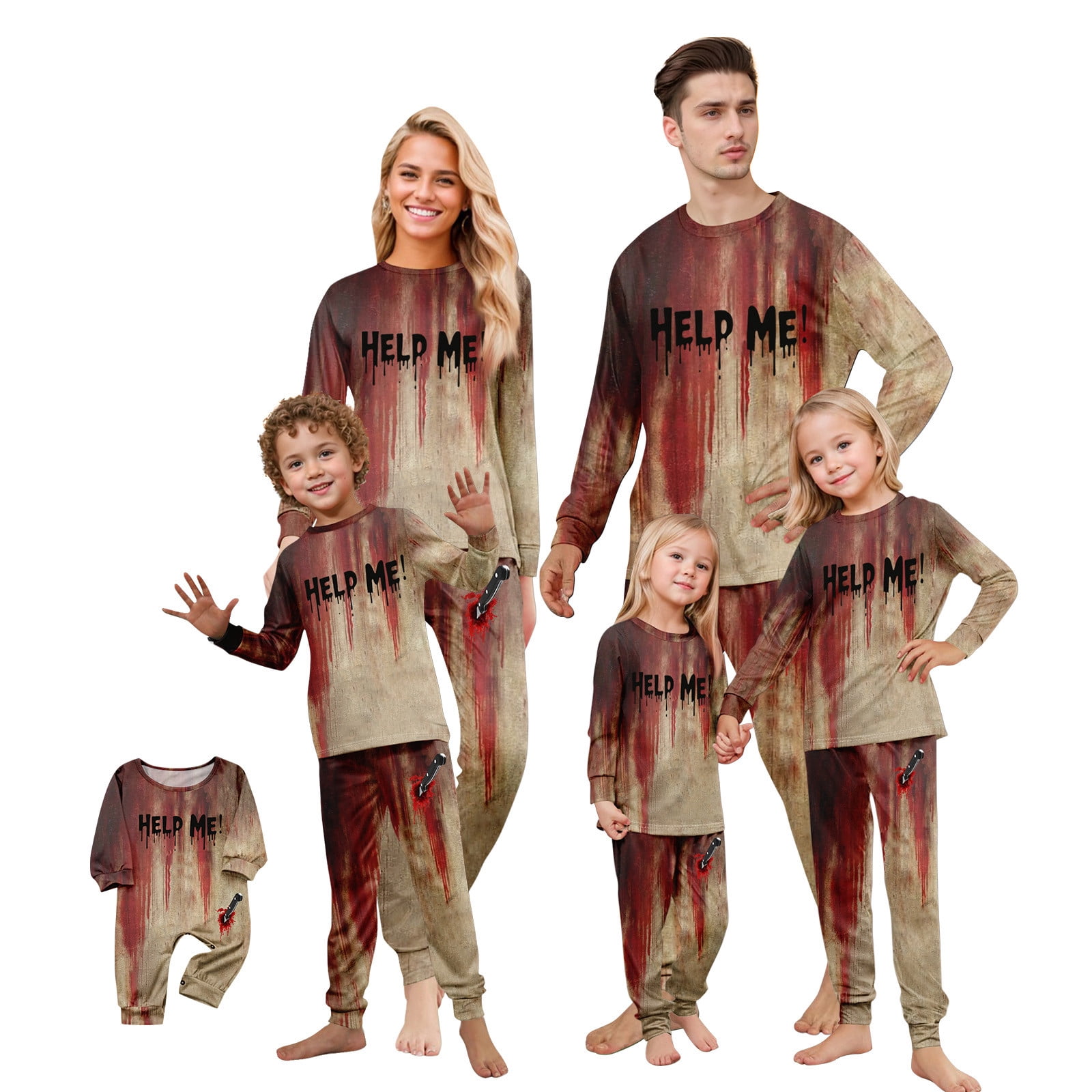 Tplvbz Matching Halloween Pajamas - 2025 New Matching Pjs Spooky ...