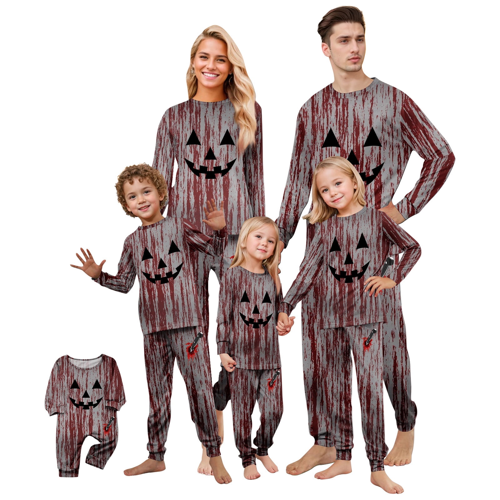 Tplvbz Matching Pajamas for Family Halloween Ghost Pjs Cute Holiday ...