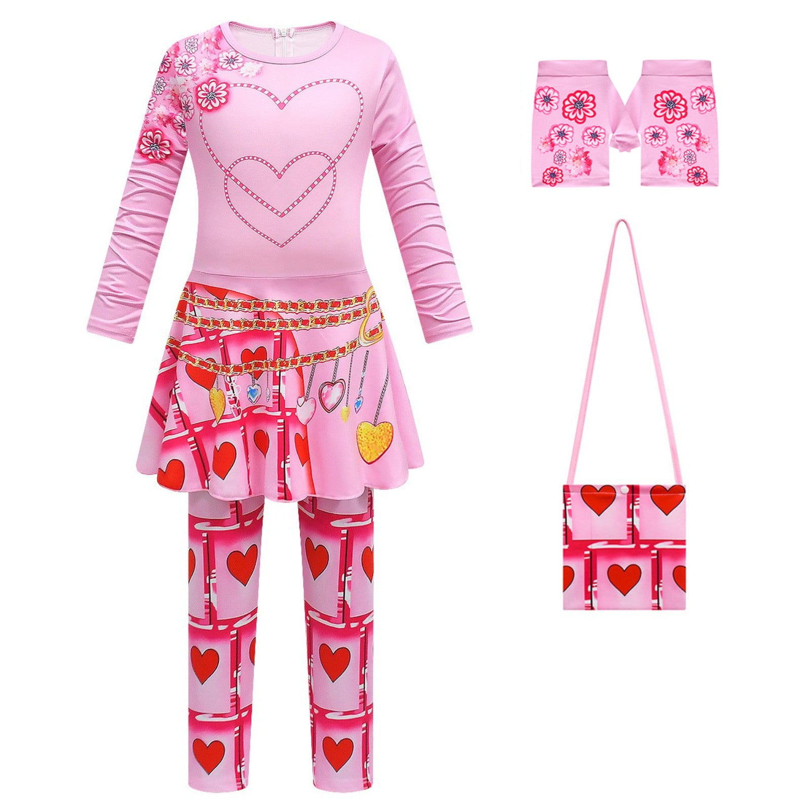 Tplvbz Princess Descendants Costume Dress up- Kids Girls Princess ...