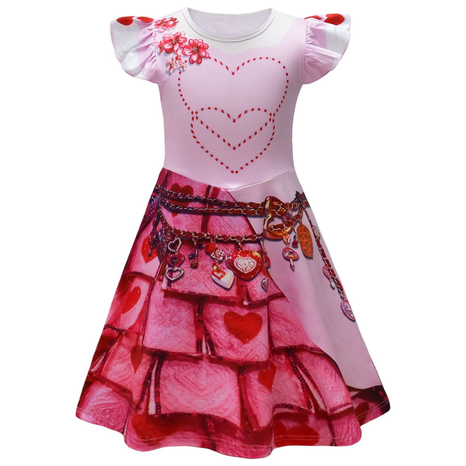 Tplvbz Red Costume from Descendants 4 for Kids, Descendants Costume ...