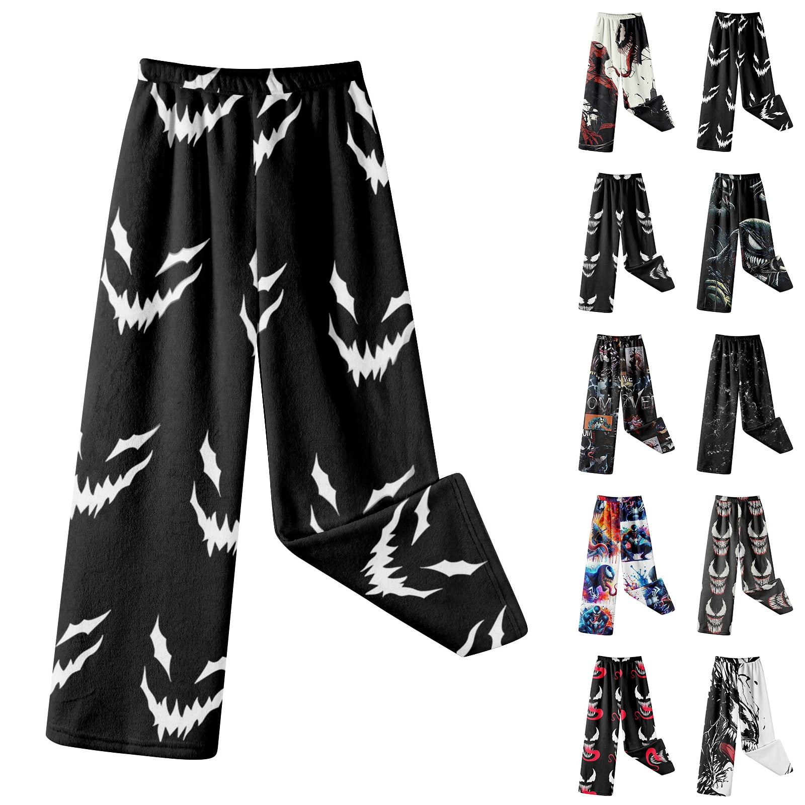 Tplvbz Spiderman Venom Valentine's Day Flannel Pajama Pants Kids ...