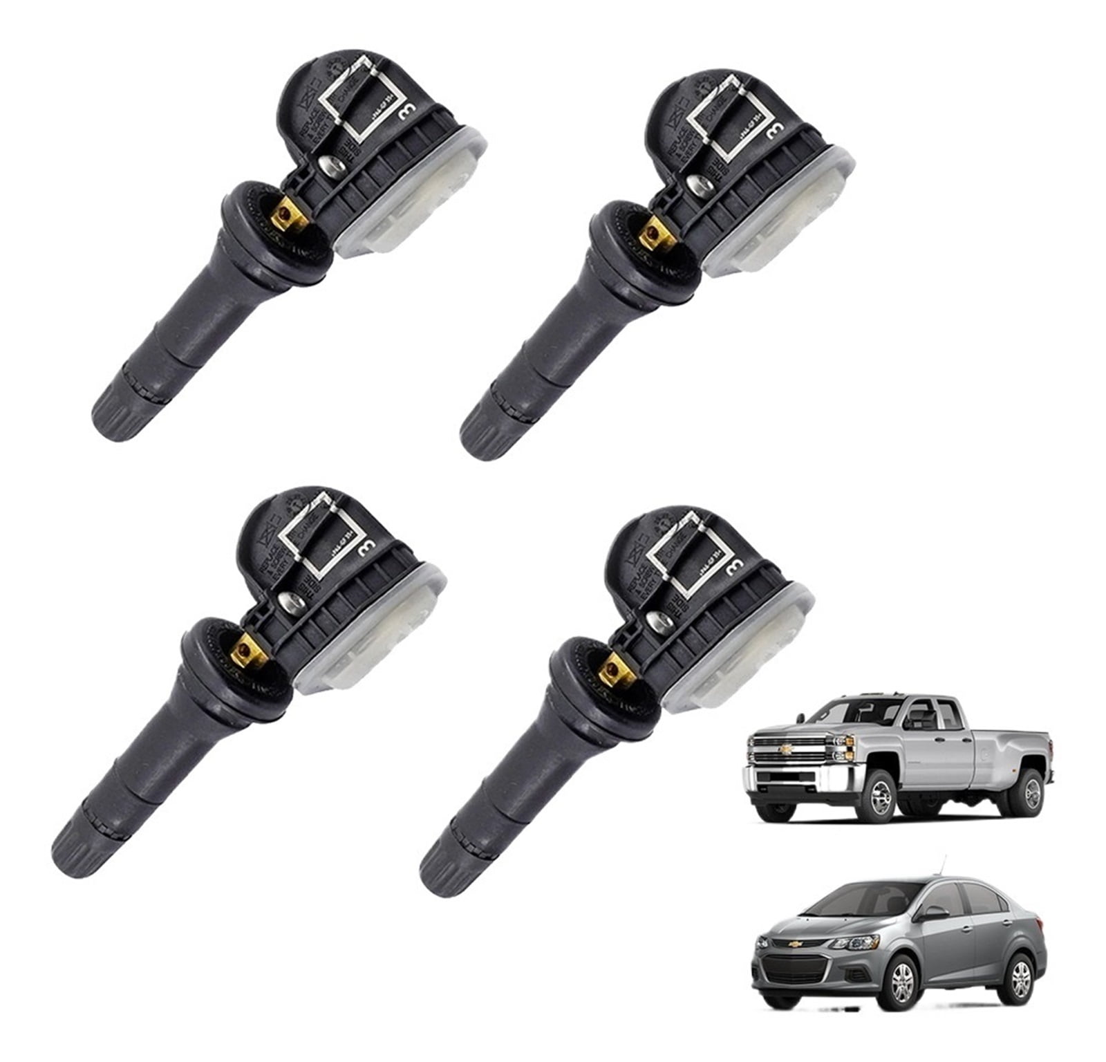 Tpms Pressure Sensor Compatible with Chevrolet Silverado Drw Sonic ...