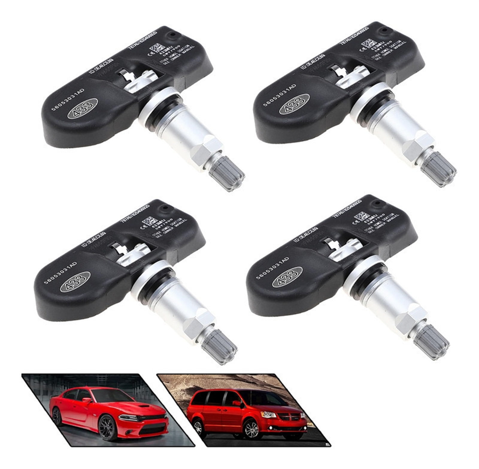 Tpms Pressure Sensor Compatible with Dodge Charger Dodge Grand Caravan ...