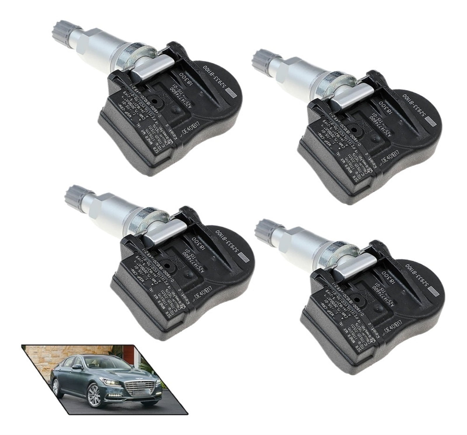 Tpms Tire Pressure Sensor Compatible with Hyundai Genesis G80 Sedan ...