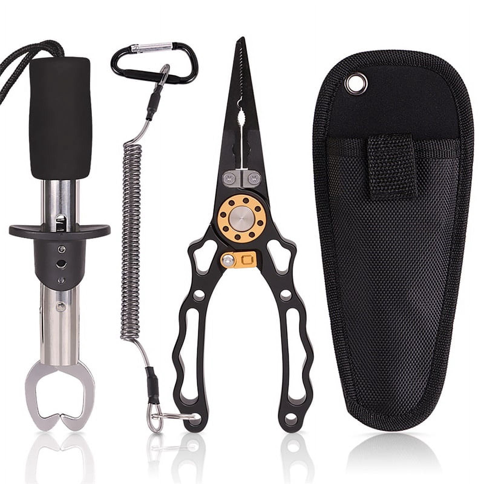 Tpyrced Stainless Steel Multi-purpose Fishing Pliers with Sheath ...