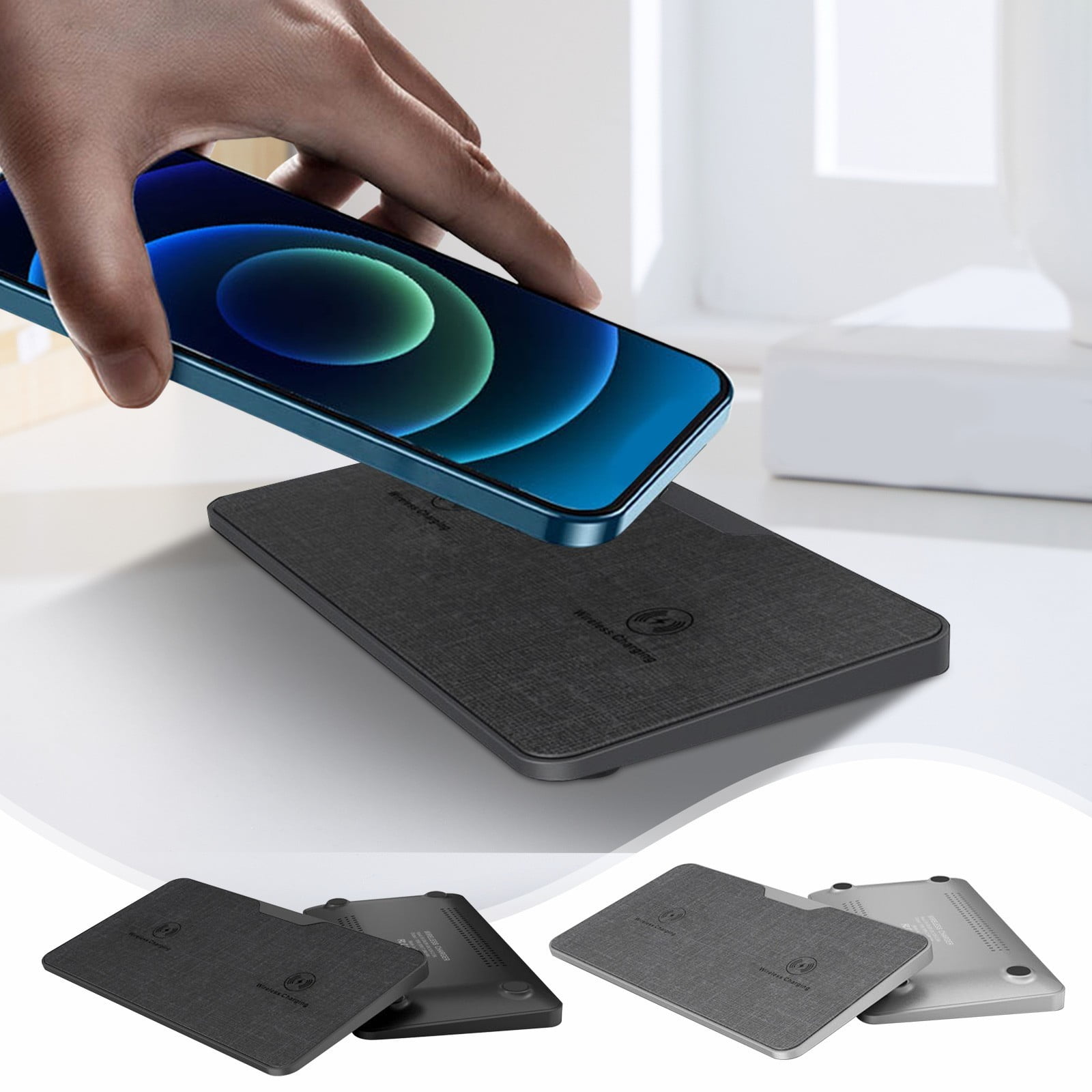 Christmas Clearance Tpzfurit 2-in-1 Wireless Charger 15W Fast Charging ...