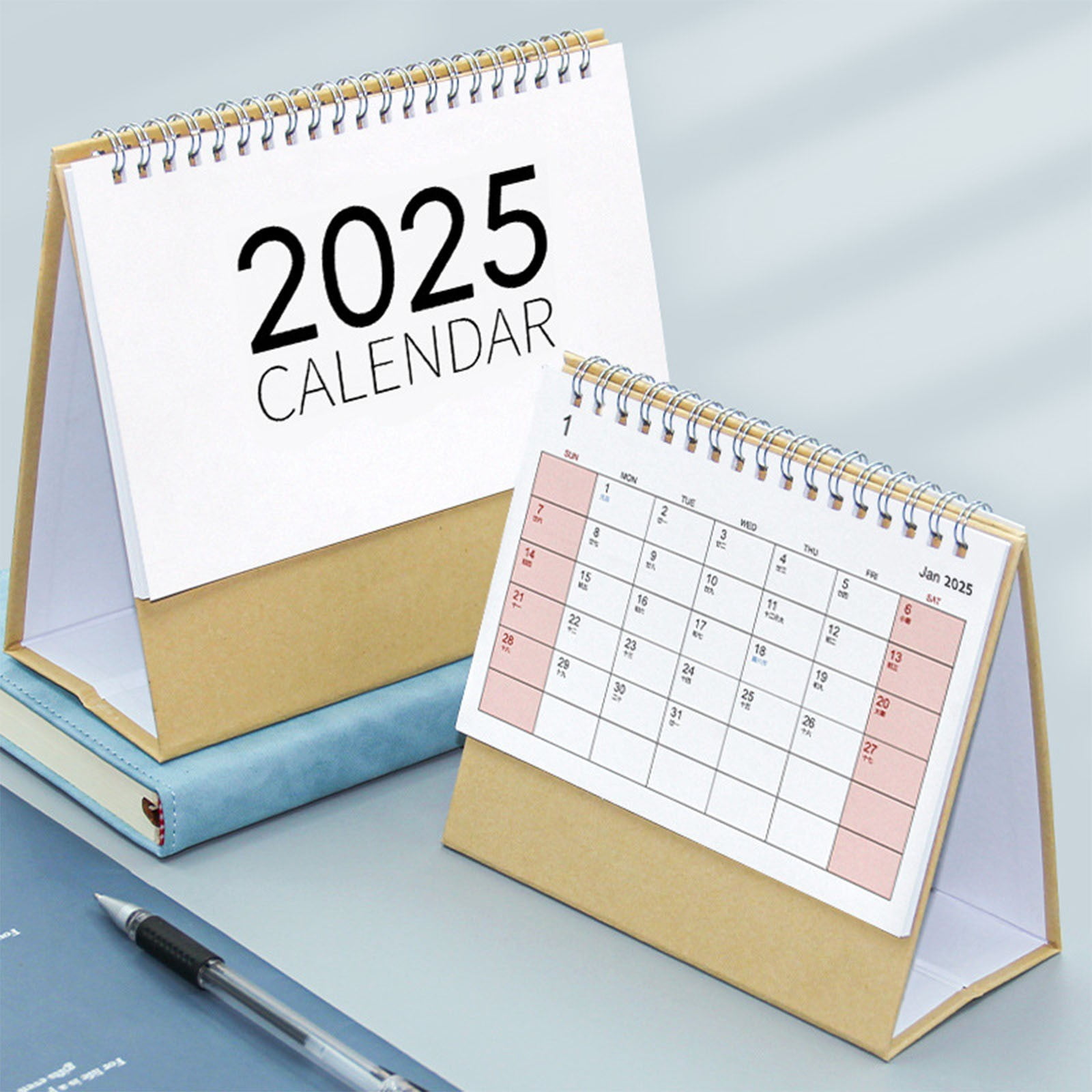 Christmas Clearance 2025 Unprinted Kraft Paper Calendar - Sleek ...