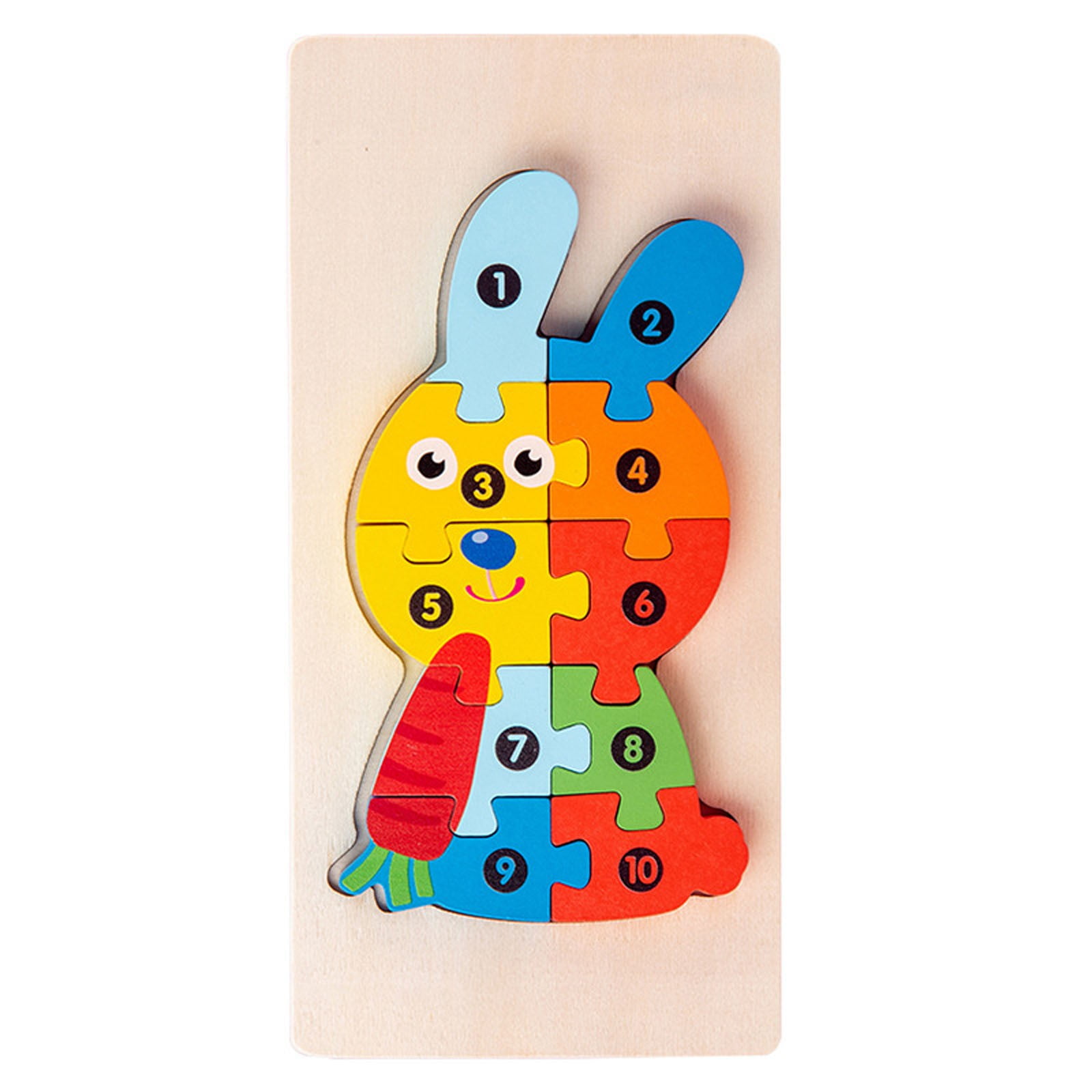 Christmas Clearance Tpzfurit Adorable Wooden Educational Puzzle for ...