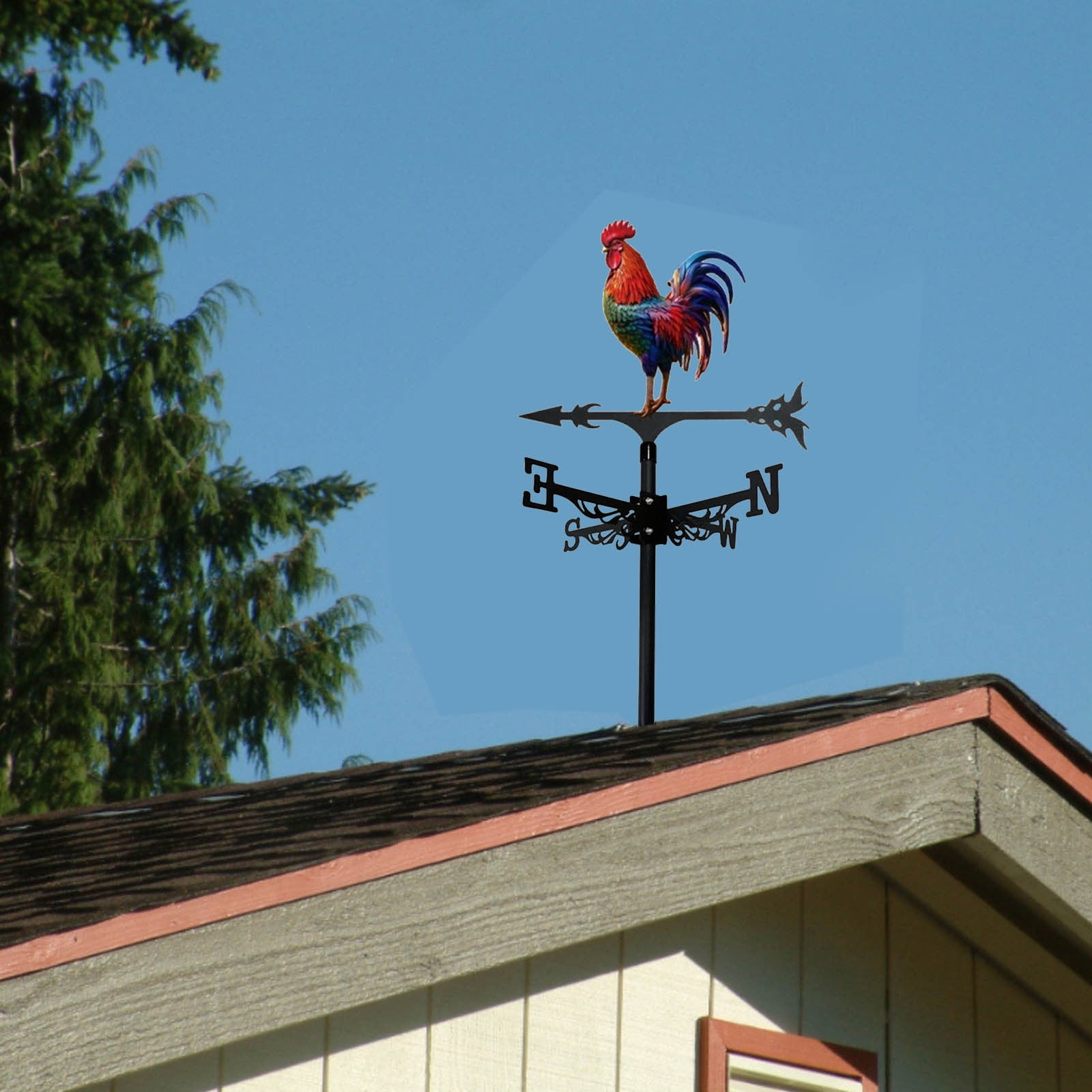 Christmas Clearance Tpzfurit Metal Weather Vane for Roof and Garden ...