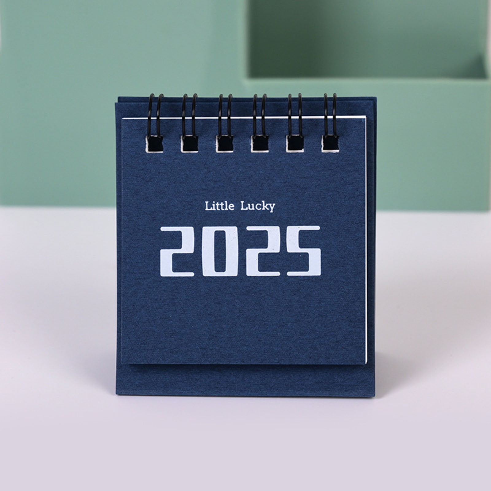 Tpzfurit Mini 2025 Desk Calendar - Compact Foldable Design, Thick ...