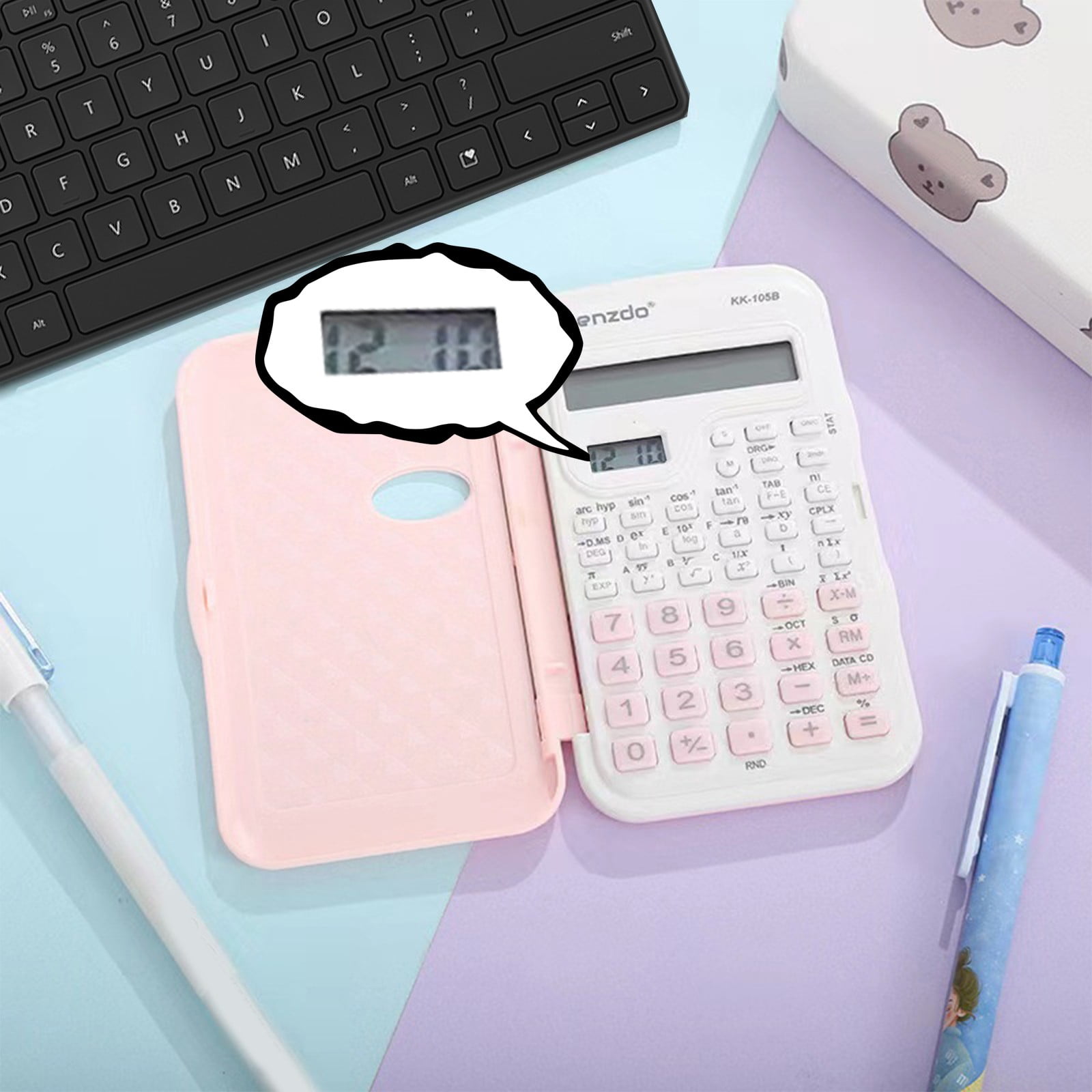 Christmas Clearance Tpzfurit Mini Color Flip Calculator With Lcd