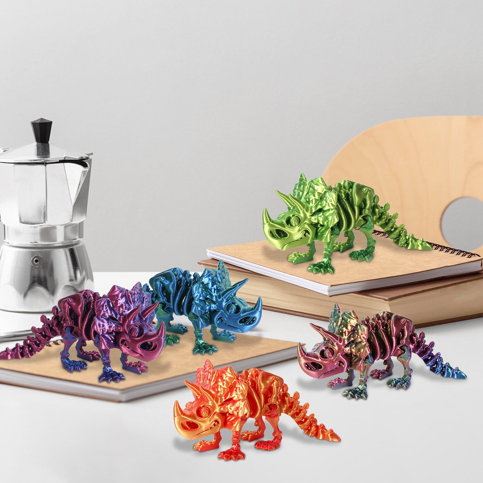 Christmas Clearance Tpzfurit Printed Skull Dinosaur Joints Move in Four Color Options, Fidget ...