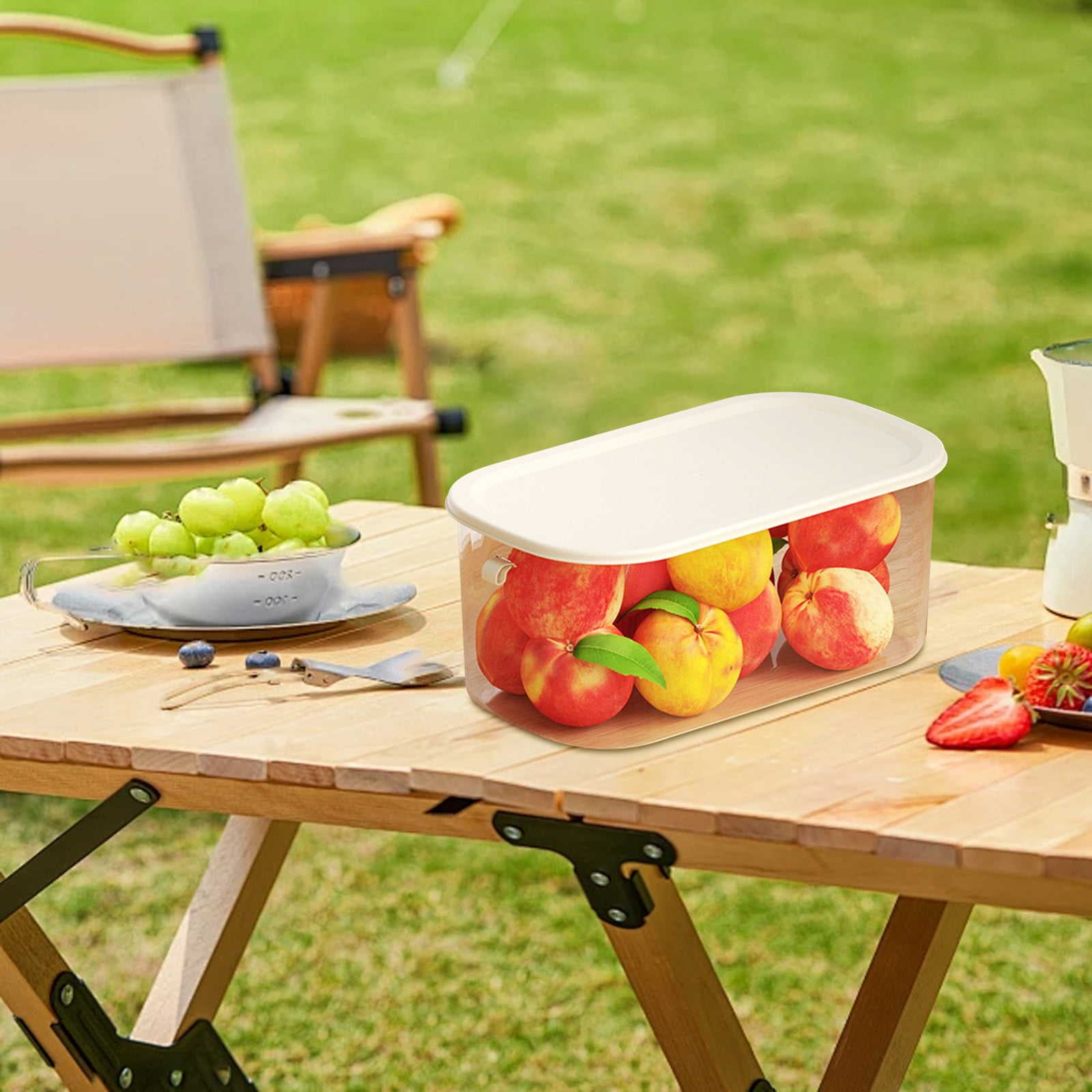 Tpzfurit Refrigerator Fresh-Keeping Storage Box Set - Efficient Sealing ...