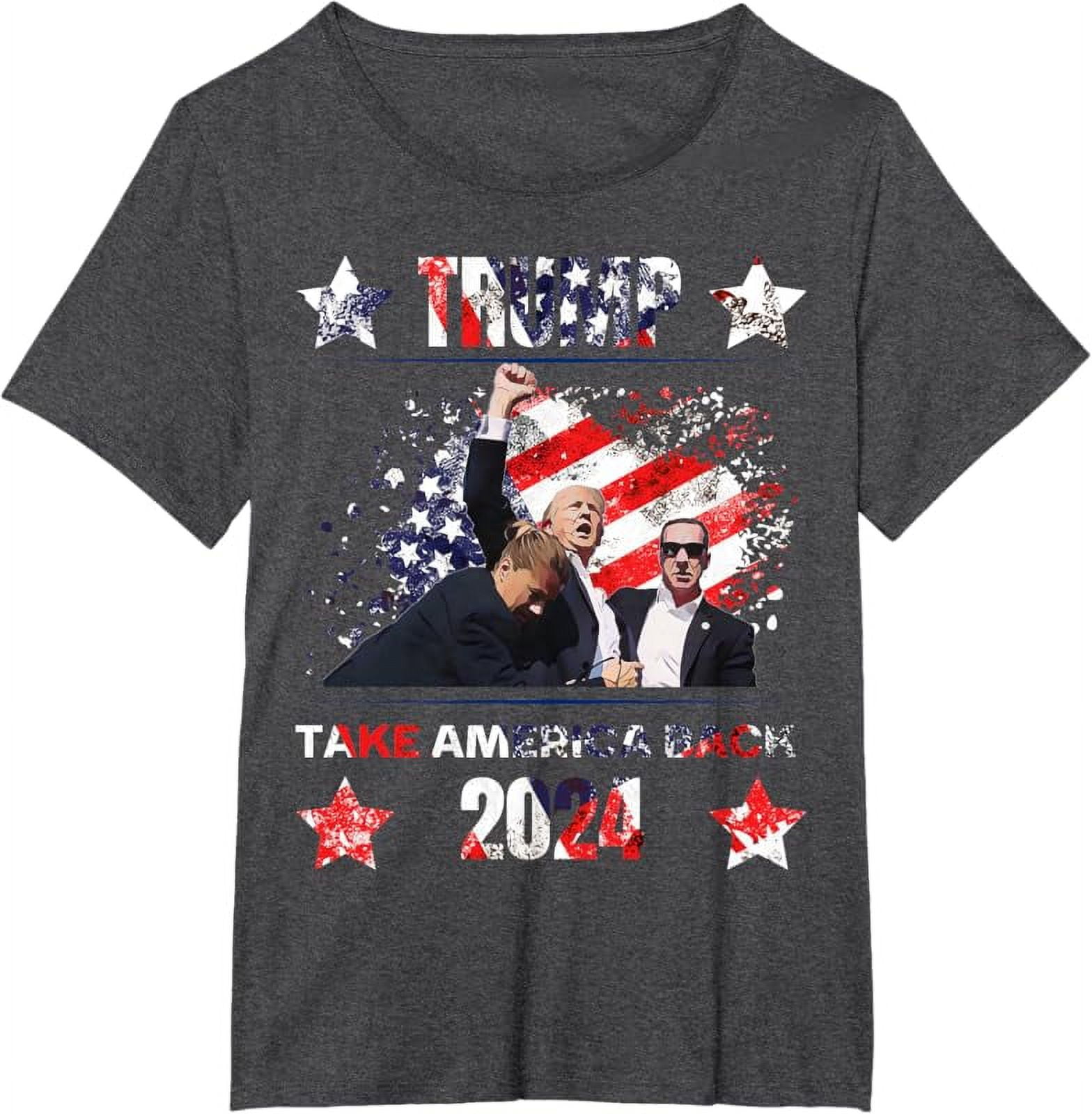Tr-ump Assassination Attempt 2024 T-Shirt - Walmart.com