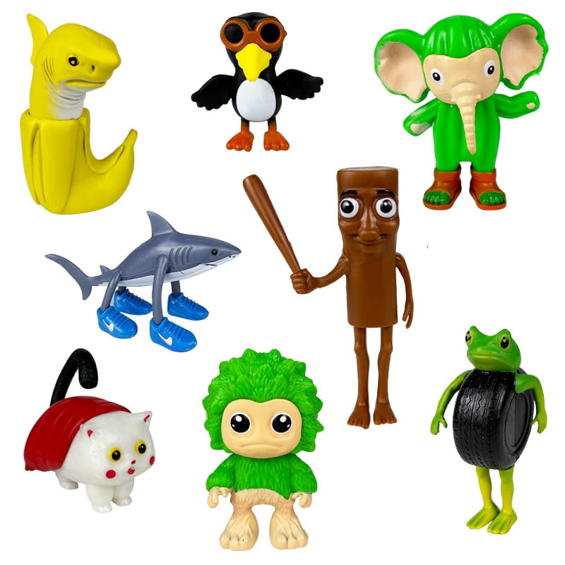 Italian Brainrot Action Figures Tra-lalero Tra-lala Animals Tung-Tung ...