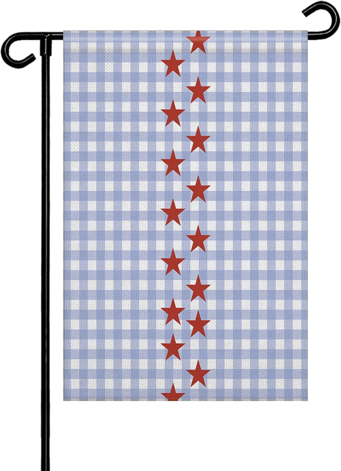 TraQunn 4th of July Garden Flag Patriotic Stars Red Garden Flag Welcome ...