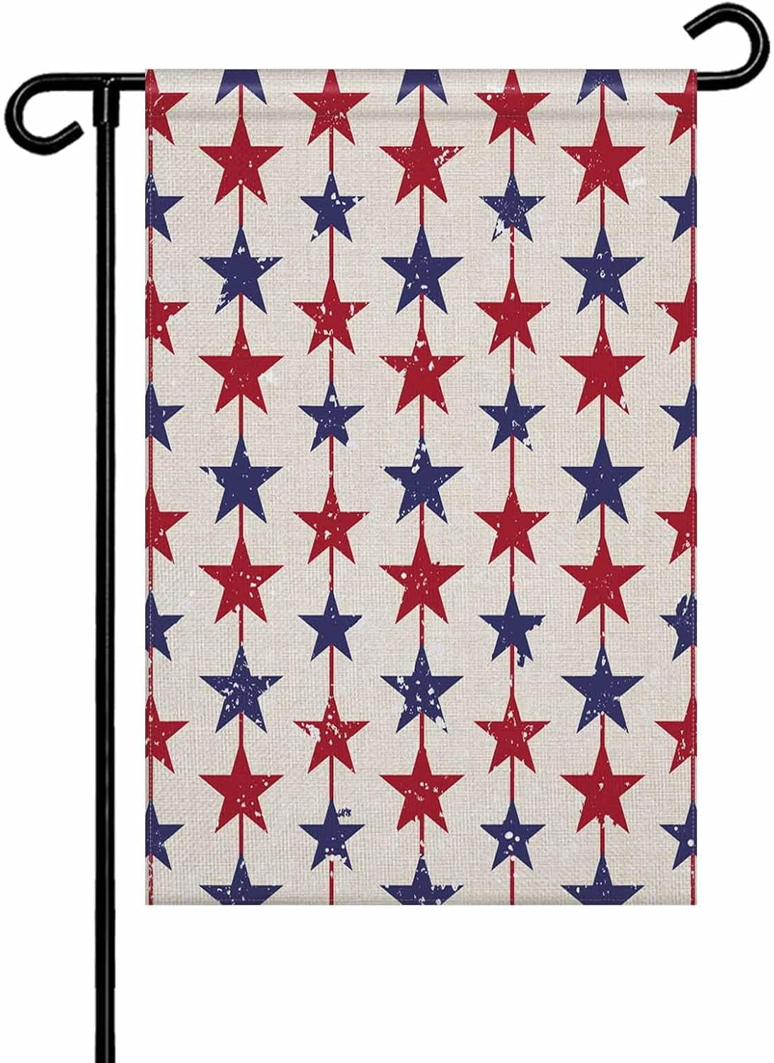 TraQunn 4th of July Garden Flags Stars Blue Red Garden Flag Double ...