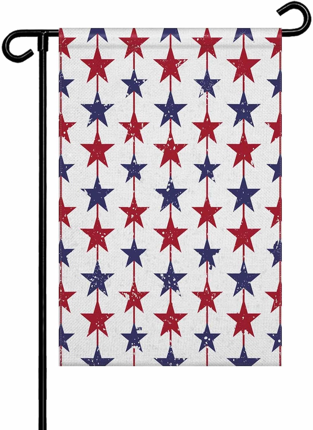 TraQunn 4th of July Garden Flags Stars Blue Red Garden Flag Double ...