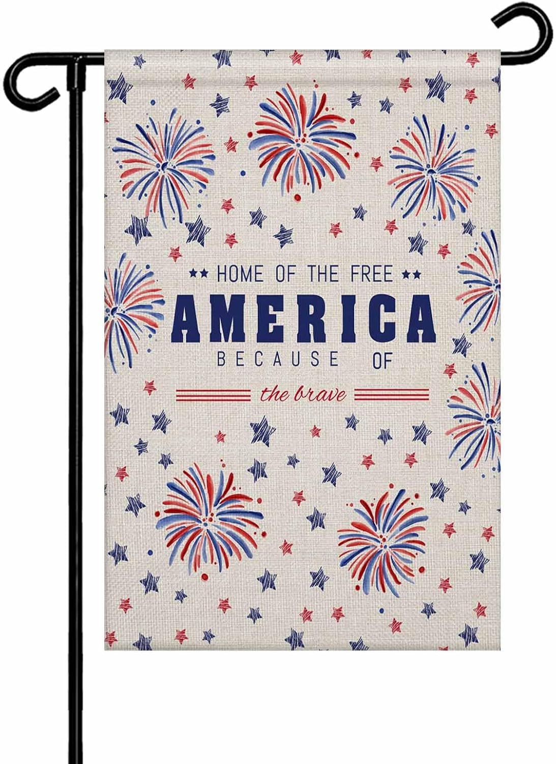 TraQunn 4th of July Garden Flags Stars Firework Garden Flag Double ...