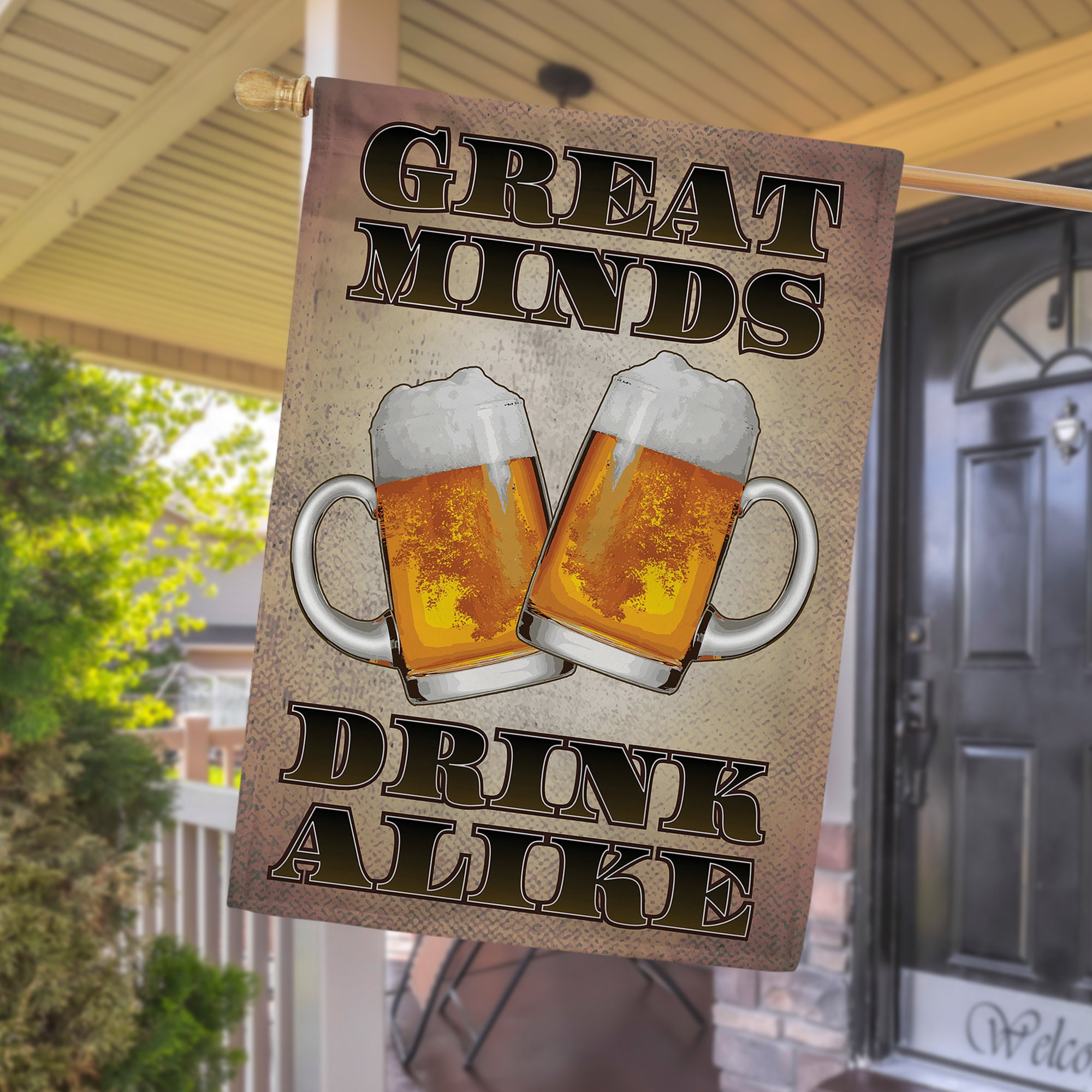 TraQunn Beer Time Flag Beer Garden Flag Beer Flag Beer Lovers Flag ...