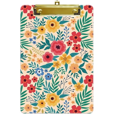 Better Office Products Fashion Clipboard (4 Pack), A4 Size, Wooden ...