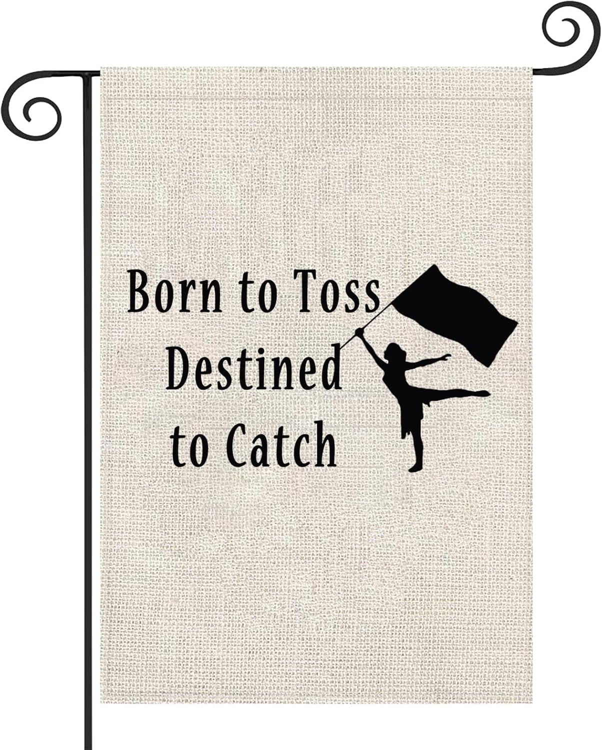 TraQunn Color Guard Yard Flag Born to Toss Destined to Catch Color ...