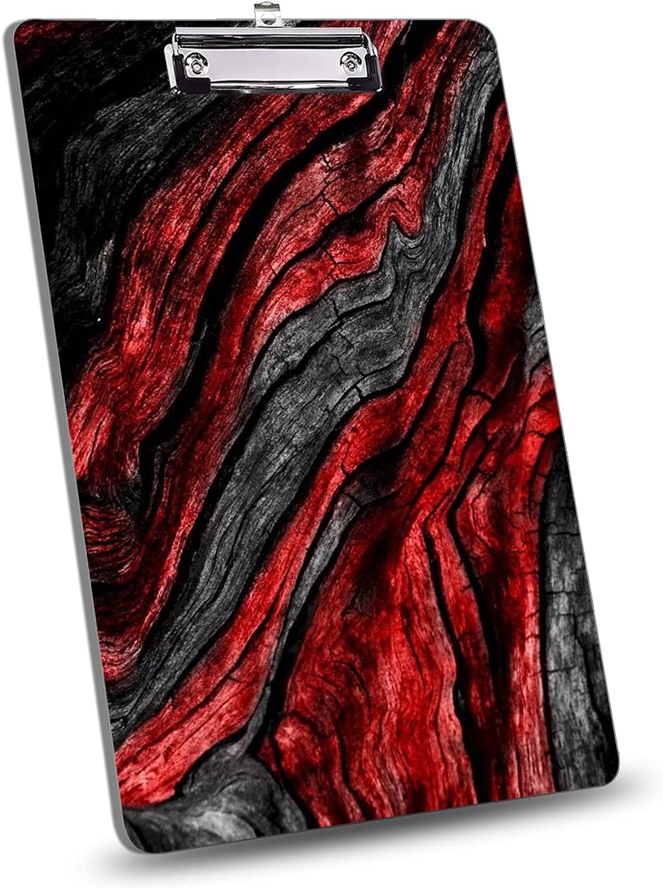 TraQunn Cool Wooden Clipboard Vintage Wood Design Wooden Clipboard for Nurses Students Classroom ...