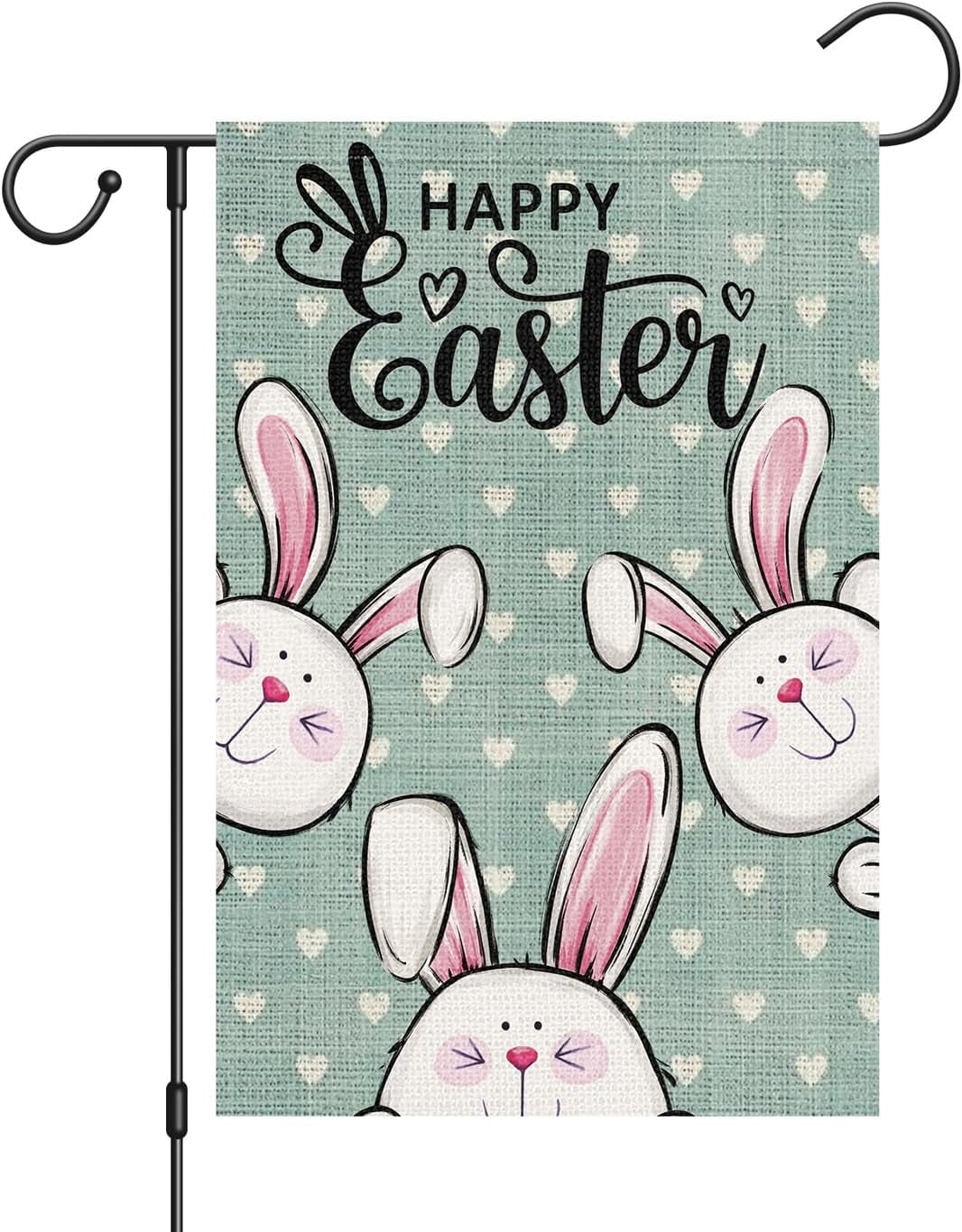 TraQunn Easter Garden Flag 12x18 Inch Double Sided Burlap Vertical ...