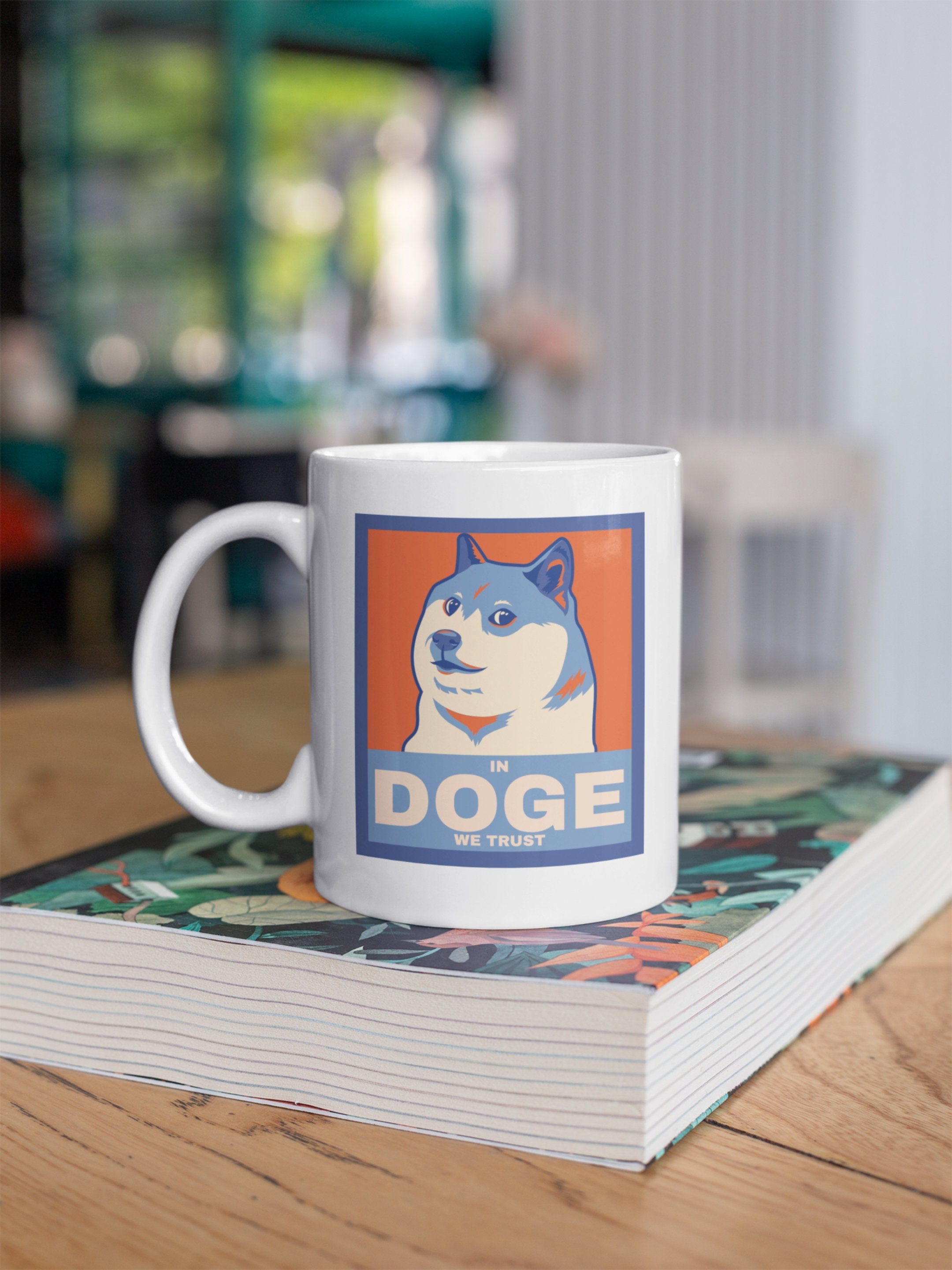 TraQunn Funny Doge Coin Mug 11 Oz 330ml Meme Doge Gift Ideas "Very ...