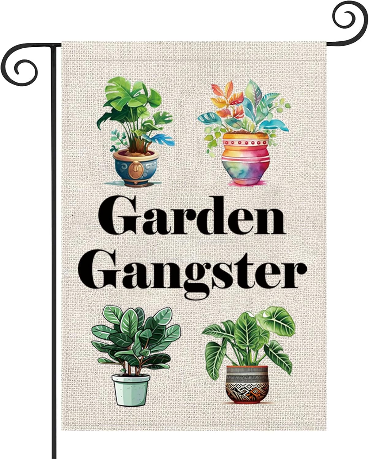 TraQunn Garden Plant Lovers Gift Garden Gangster Gardener Outside Flag ...