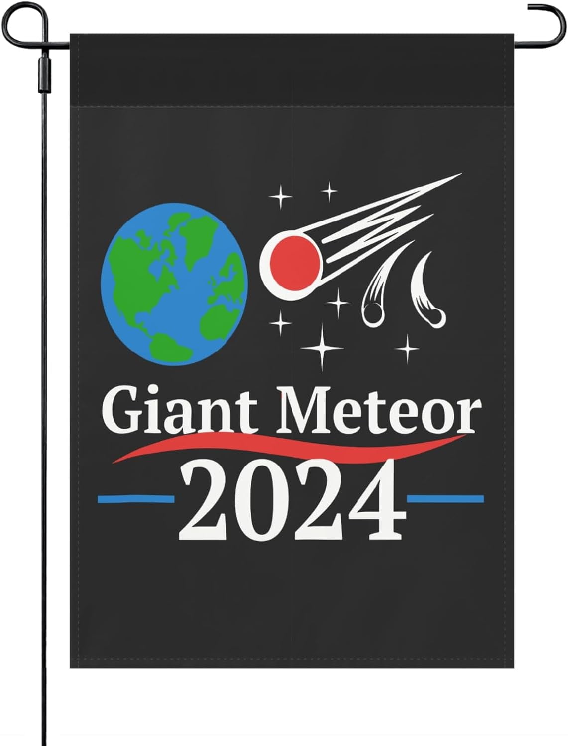 TraQunn Giant Meteor 2024 House Flag Retro House Flag Double Sided ...