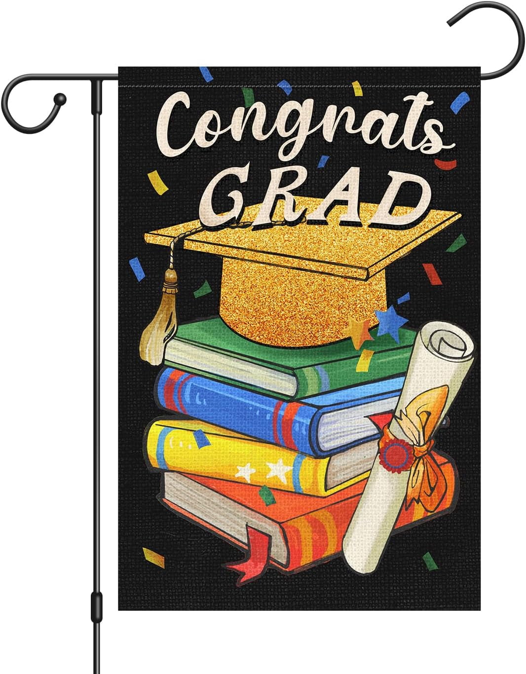 TraQunn Graduation Garden Flag Garden Flag 12x18 Inch Double Sided ...