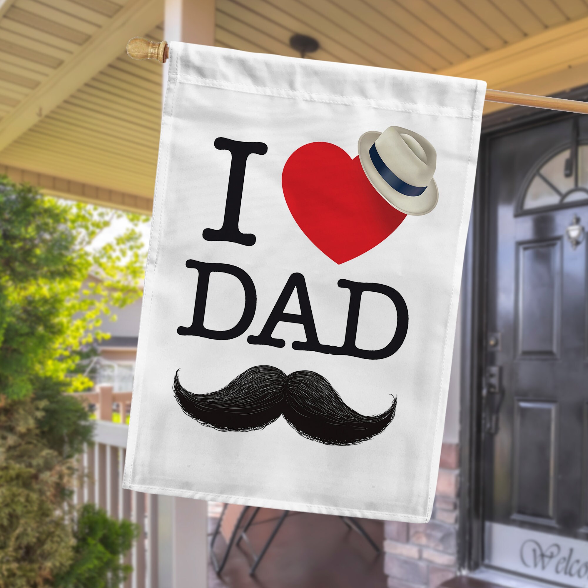 TraQunn Happy Father's Day Garden Flag Father Garden Flag Father's Day ...